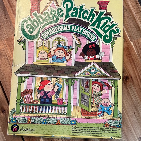 Colorforms | Toys | Cabbage Patch Kids Vintage Colorforms Playhouse ...